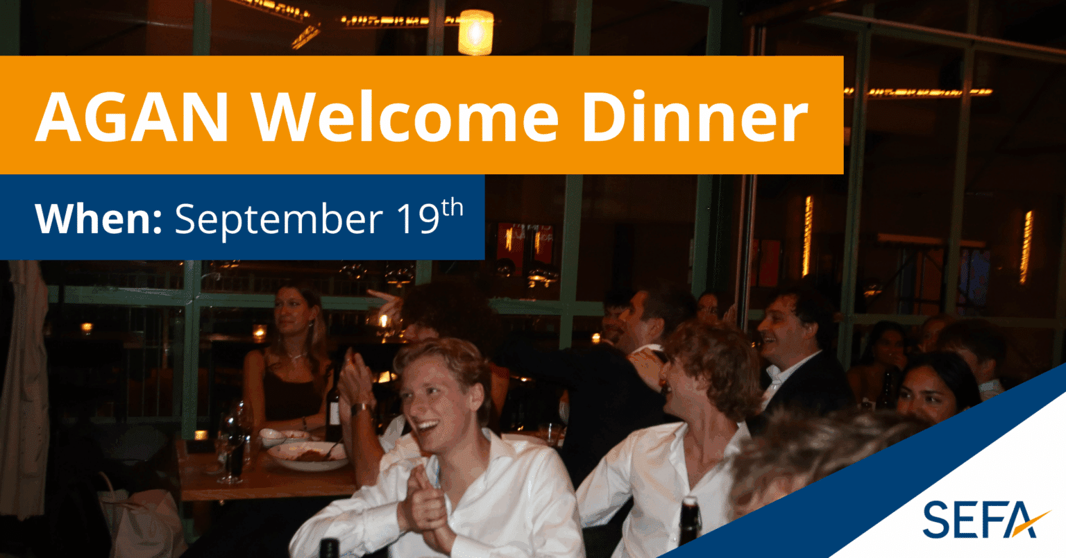 AGAN Welcome Dinner 2025 - Sefa