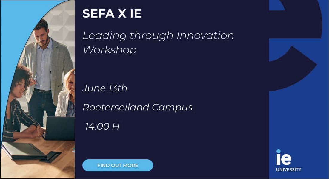 Sefa x IE - Leading Through Innovation - Sefa
