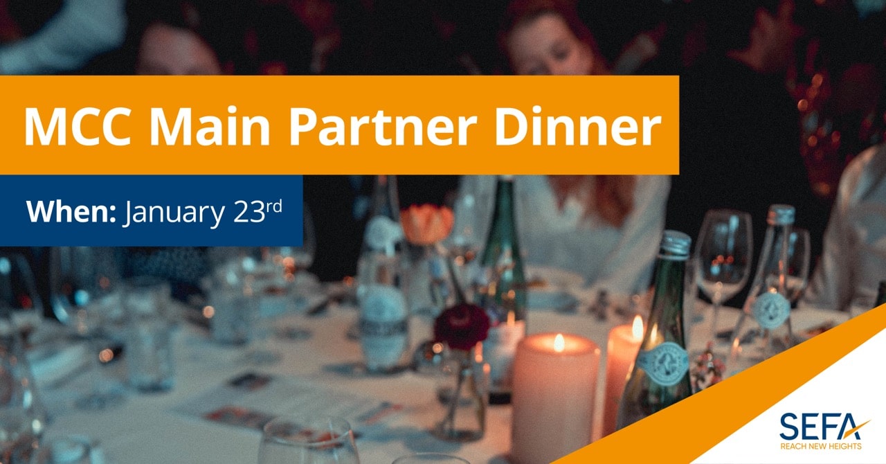 MCC Main Partner Dinner - Sefa