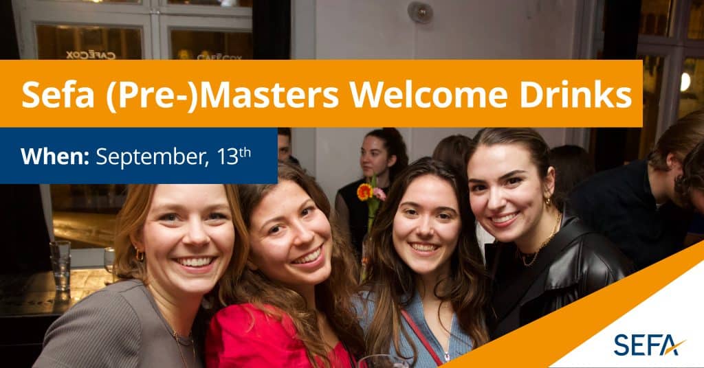 Sefa (Pre-)Masters Welcome Drinks - Sefa