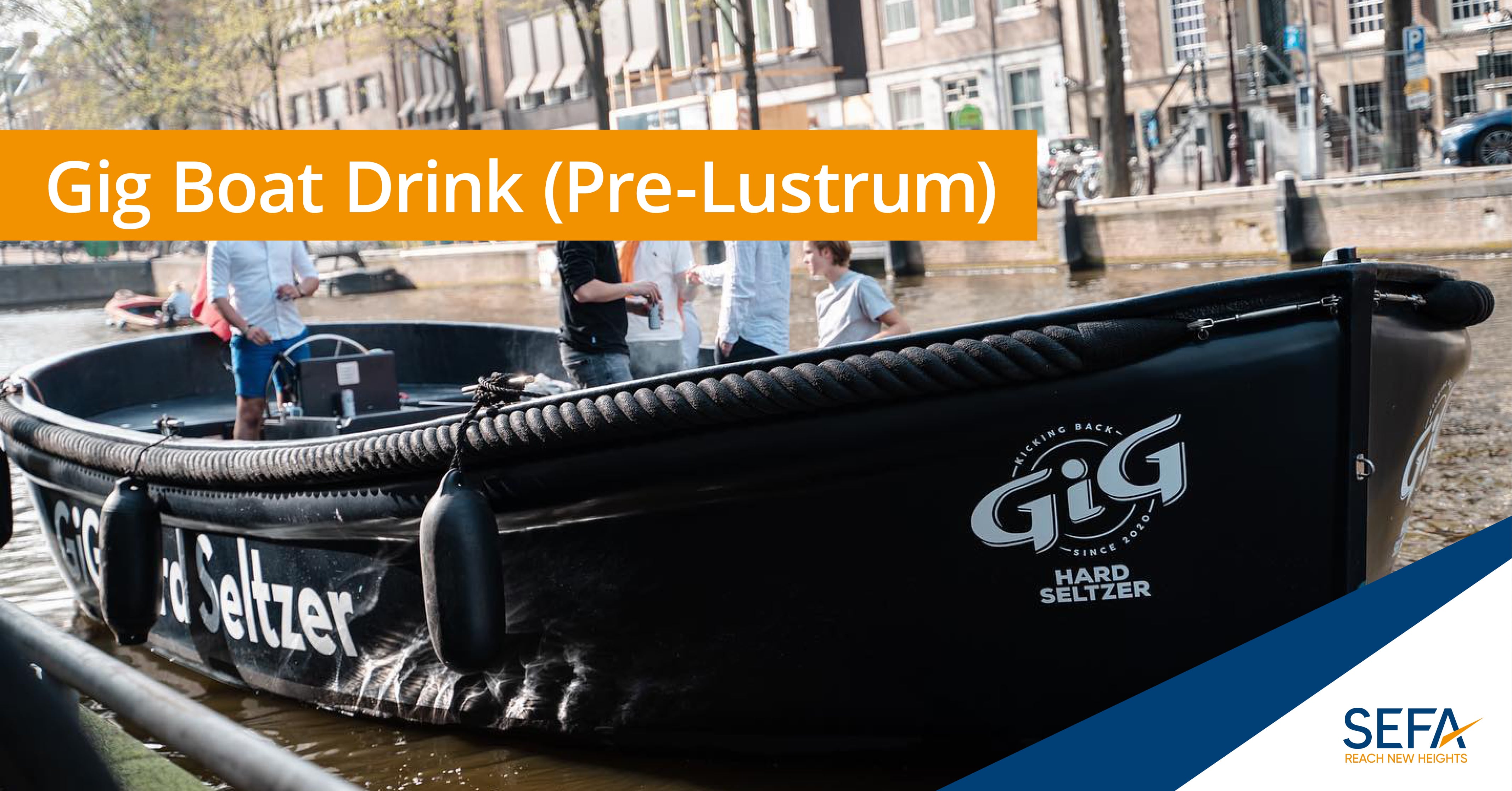 GiG boat drink (Pre-Lustrum) - Sefa